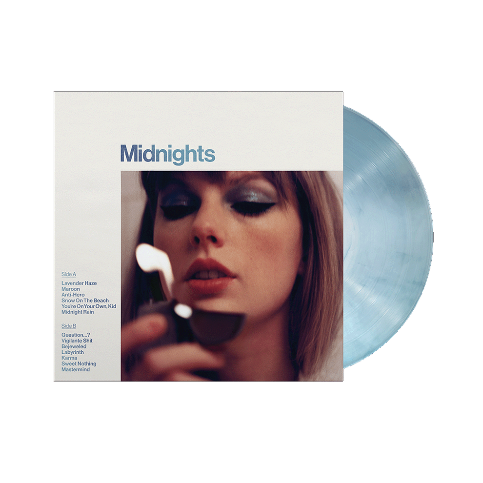 Midnights: Moonstone Blue Marbled Edition Vinyl – Taylor Swift
