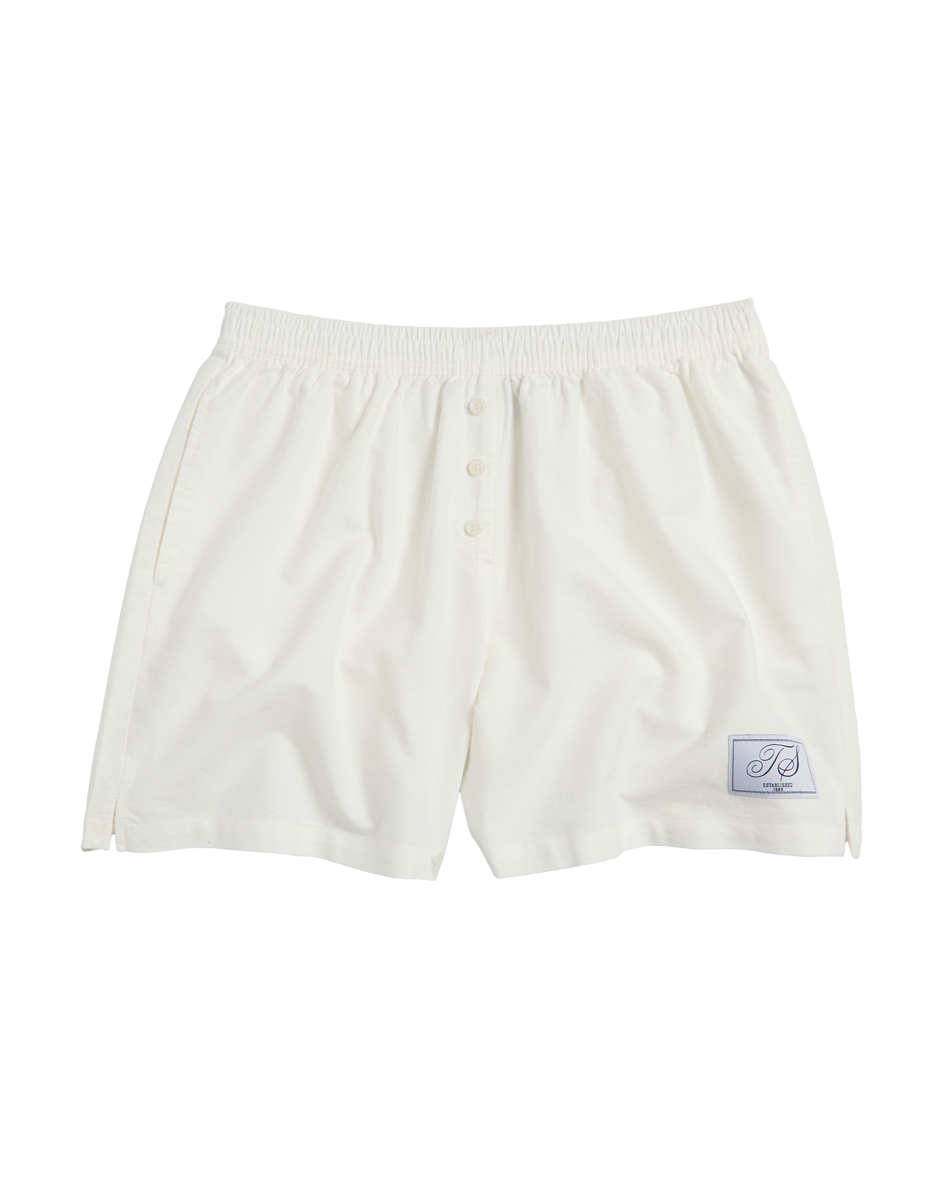 TS Crest White Oxford Shorts – Taylor Swift