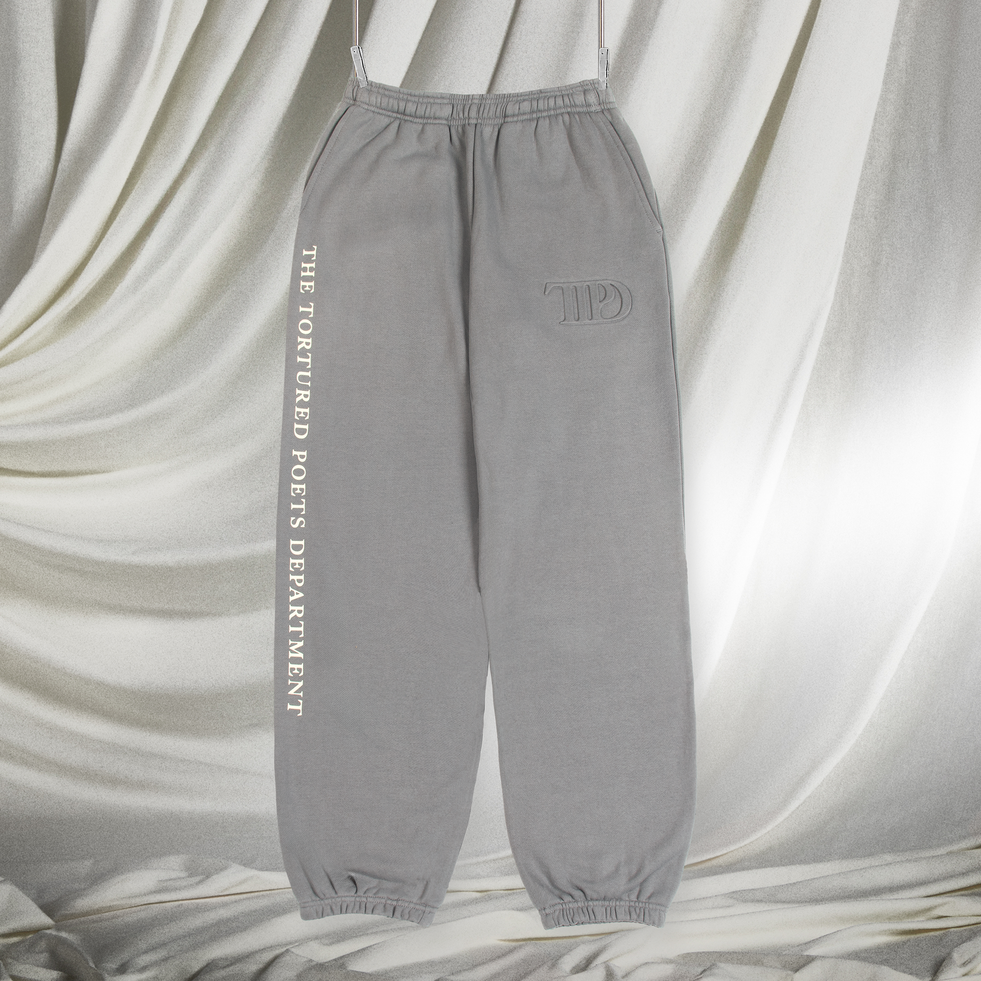 TTPD Gray Embossed Sweatpants – Taylor Swift