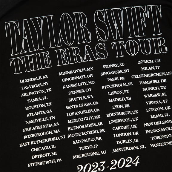 Taylor Swift | The Eras Tour TTPD Live Photo Long Sleeve Oversized T-S