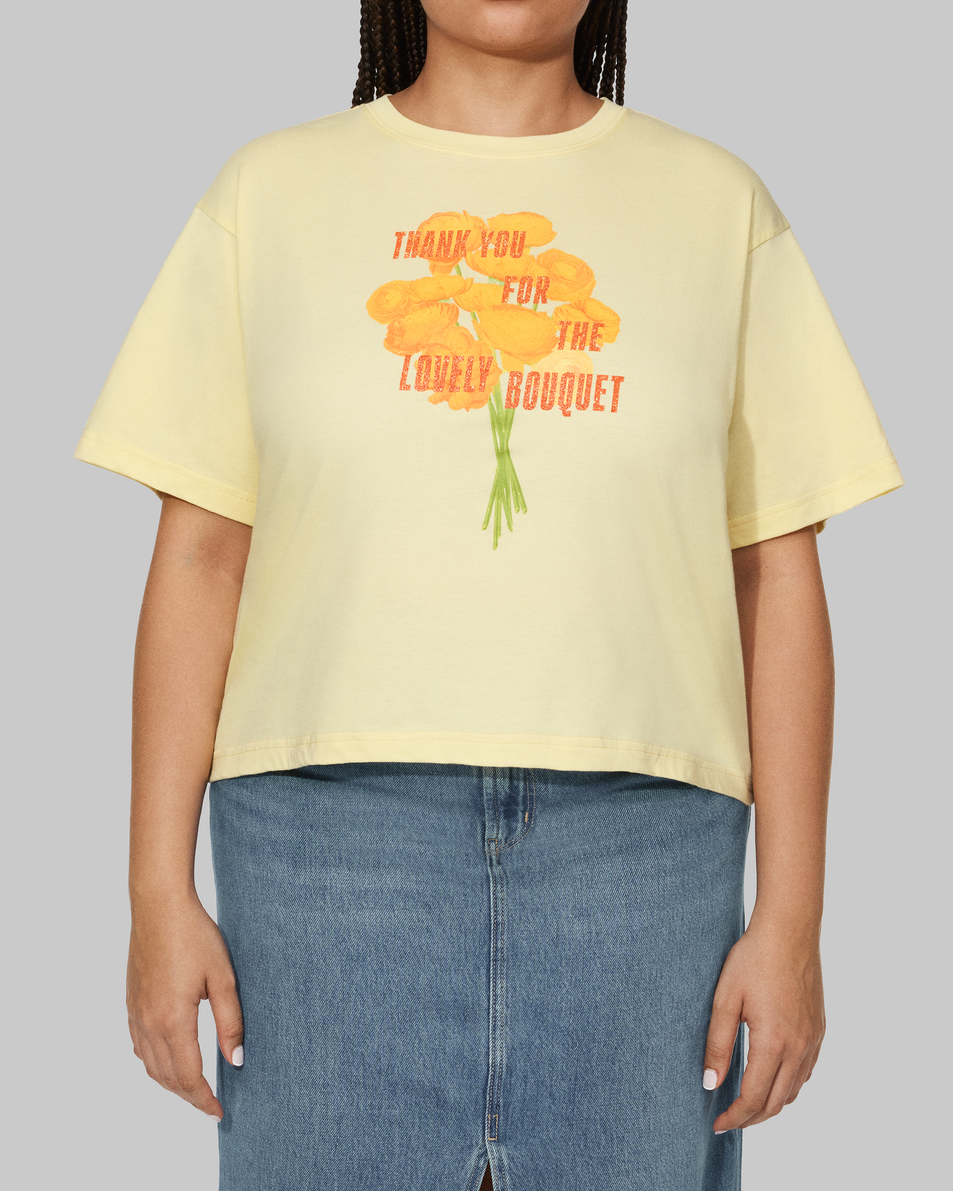 Thank You For The Lovely Bouquet Cropped T-Shirt – Taylor Swift